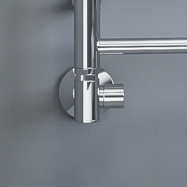 Combi valve set, black, corner, ½ " female connection